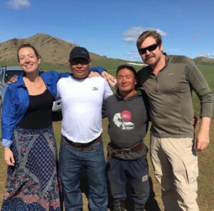 Caspian Sea Swim by Travelers Carl Bushby and Angela Maxwell - The ...