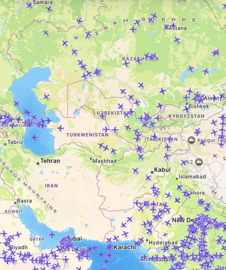 Iran War Quietly Raises the Strategic Value of Central Asian Airspace ...
